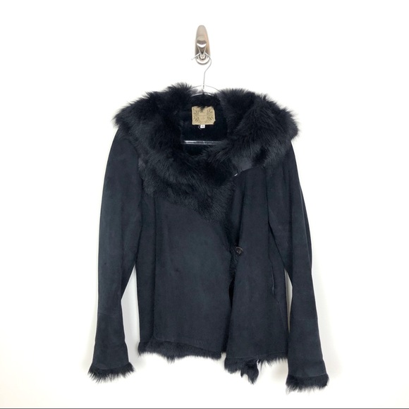 Nigel Preston & Knight | Jackets & Coats | Nigel Preston Suede Fur ...
